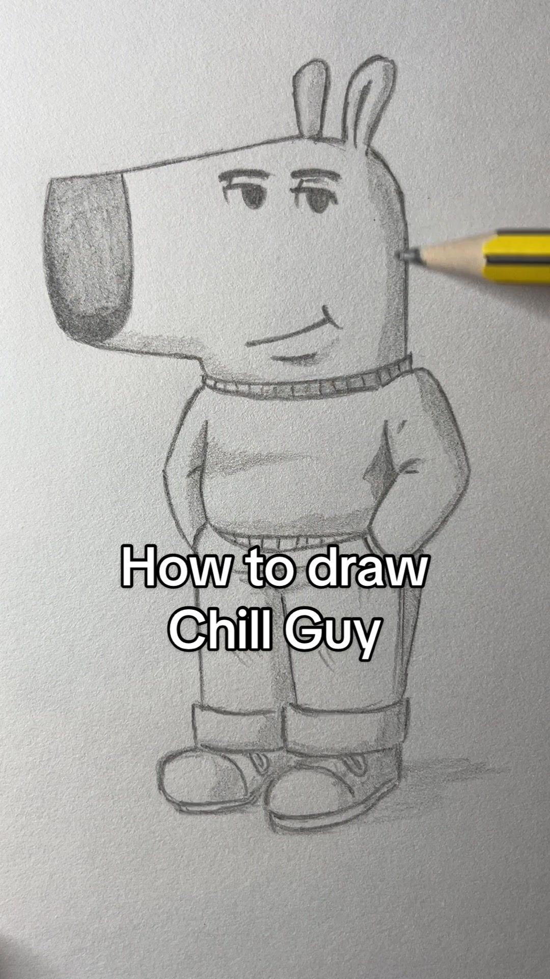 How to draw a Chill Guy! Who should i | Tiandyu (@tiandyu)
