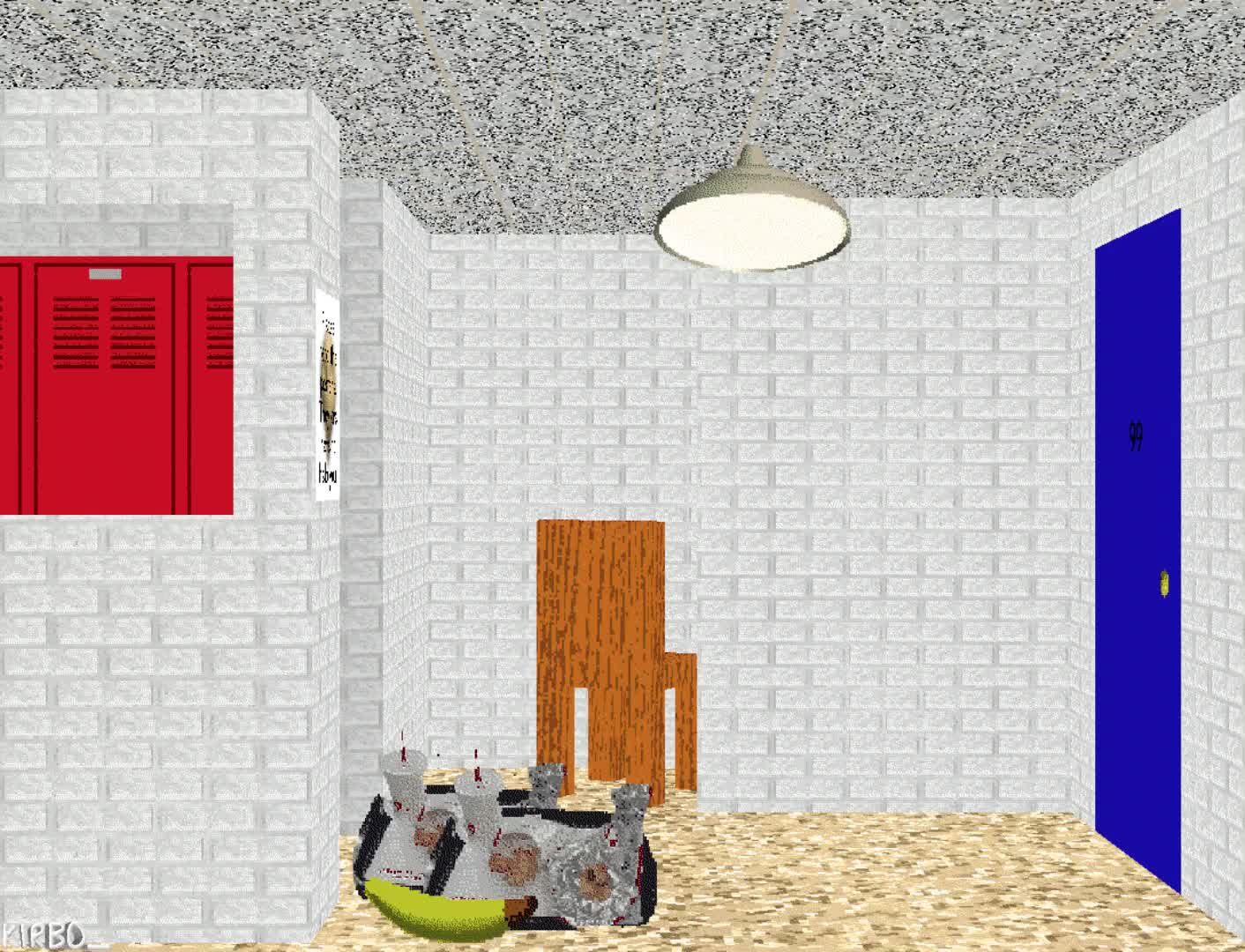 Was bored and animated Baldi over | Kirb0 (@k1rb0__)