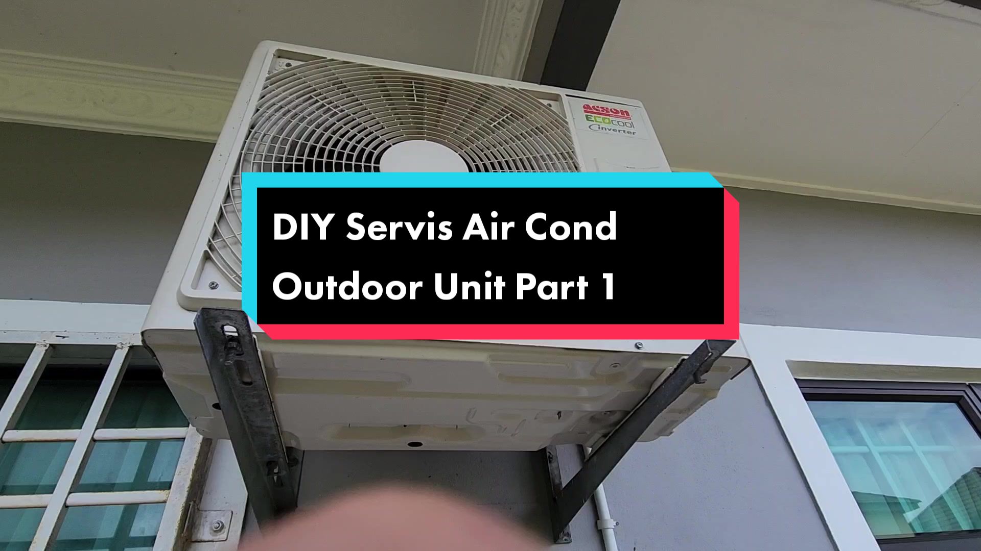DIY Servis Air Cond Outdoor Unit Part 1 | Tengkuming (@tgsymm)