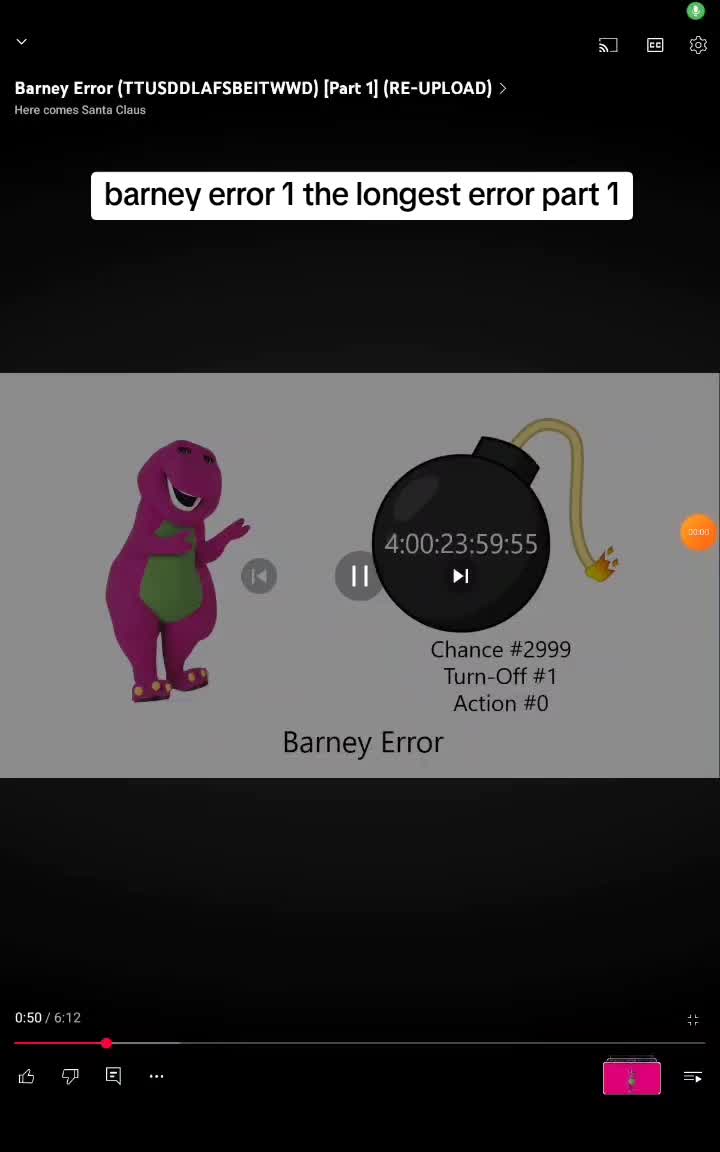 barney error 1 the longest error part 1 | Marcus Foster (@marcus.foster25)