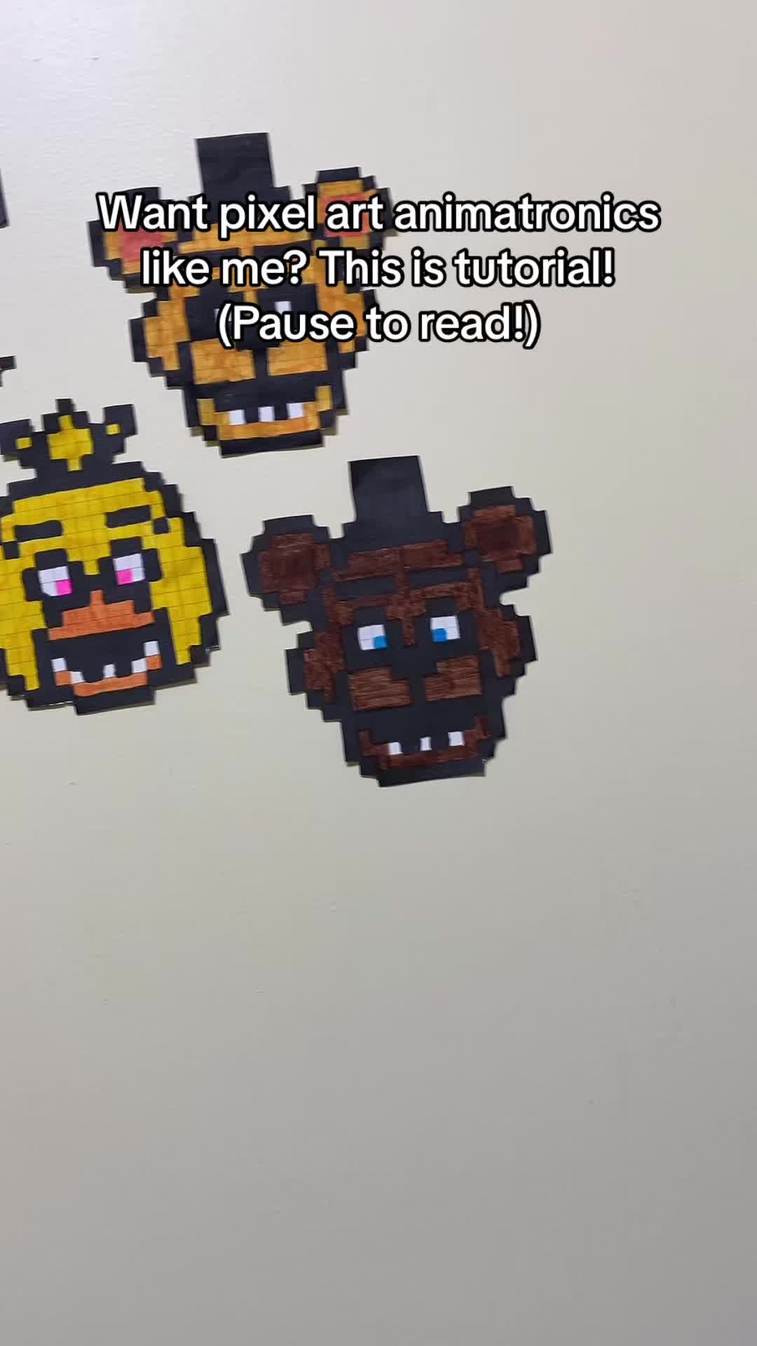 Tutorial how to make pixel art | 🤠 (@karolis_fnafz)