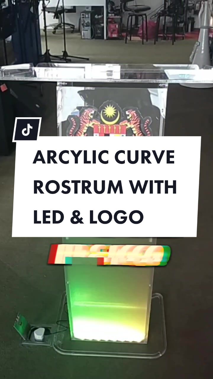 ARCYLIC CURVE ROSTRUM! Jom tengok kami | Wave Audio Store (@waveaudiostore)