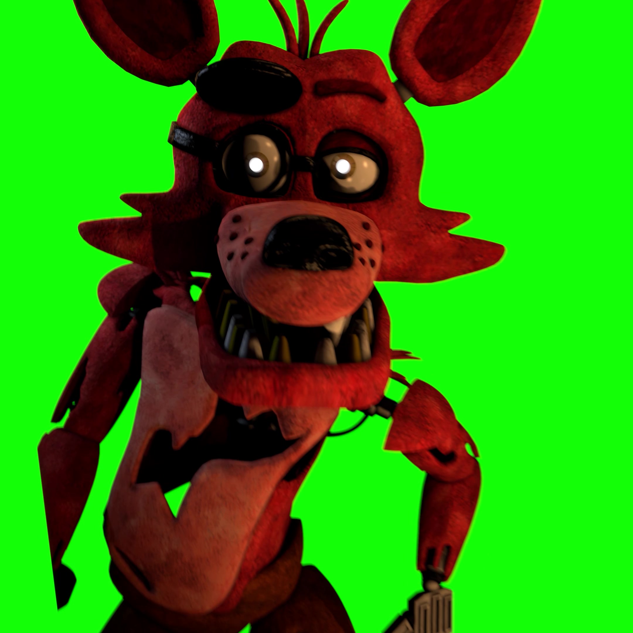 FNaF Foxy Becomes Friend | Green Screen | Jaze Cinema (@jazecinema)