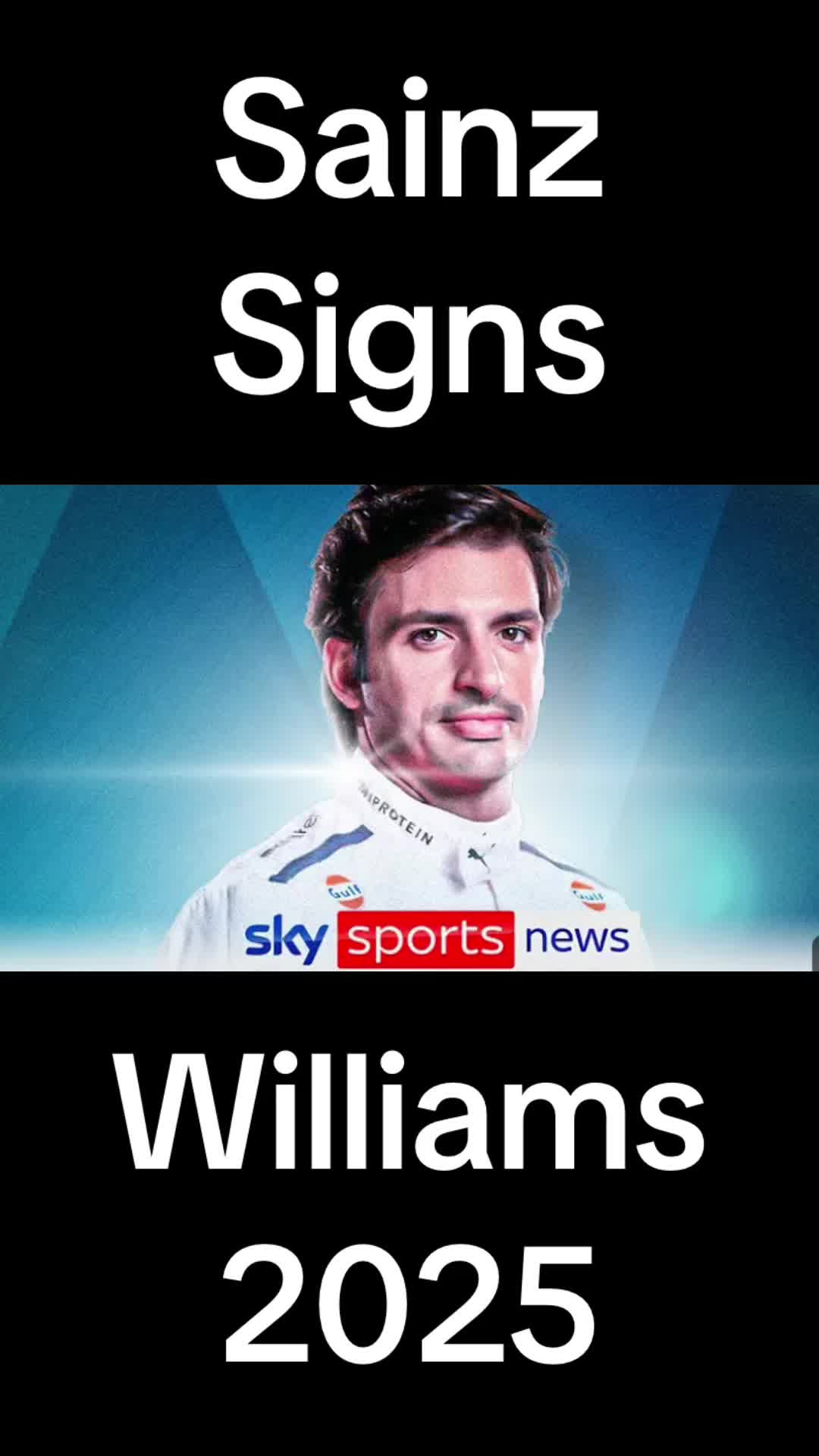 📝 Carlos Sainz Signs with Williams for | F1_gav77 (@f1_gav77)