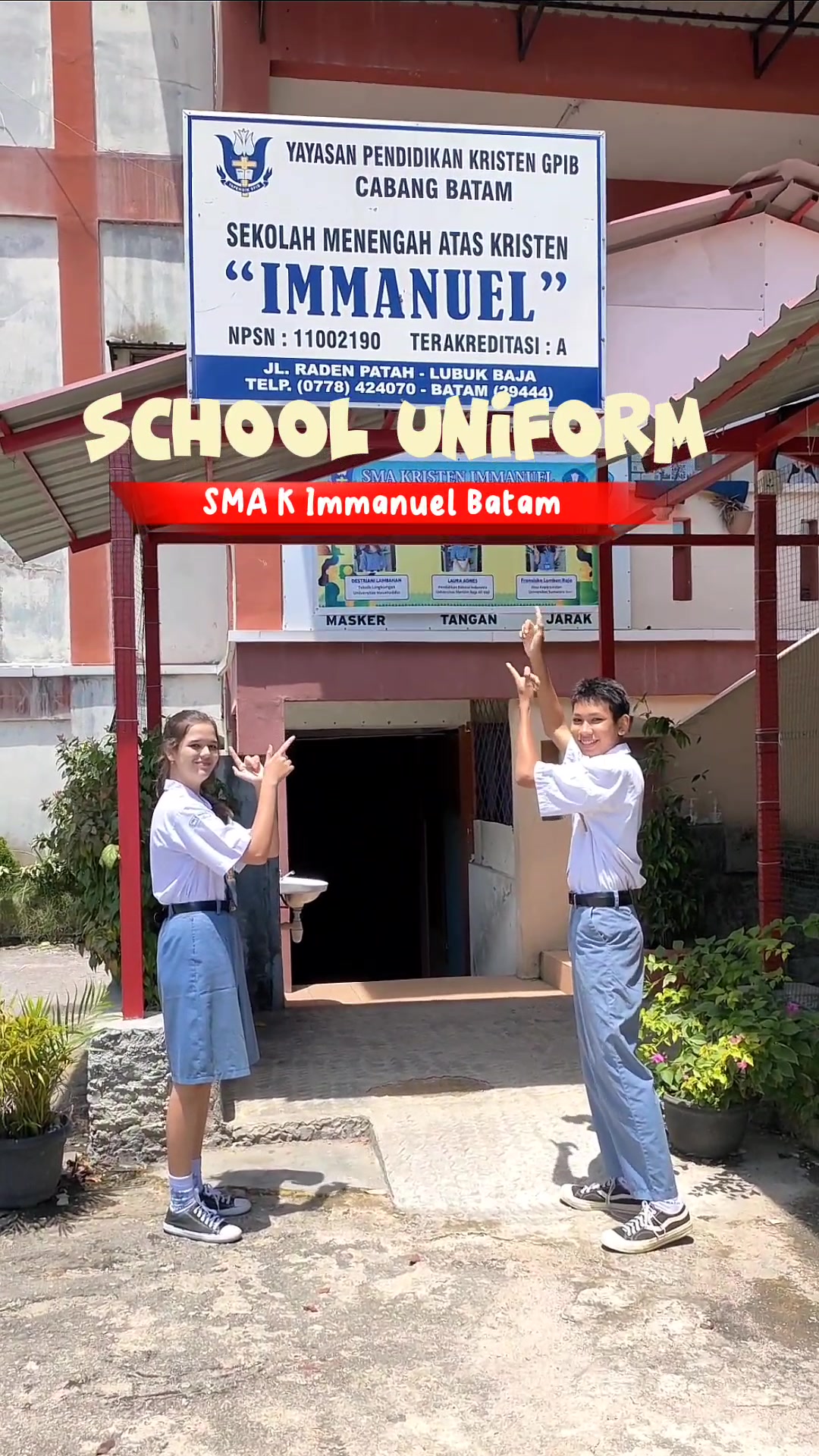 Uniform School Check ️ Hi people... Ini | SMAK IMMANUEL BATAM (@smakimm)