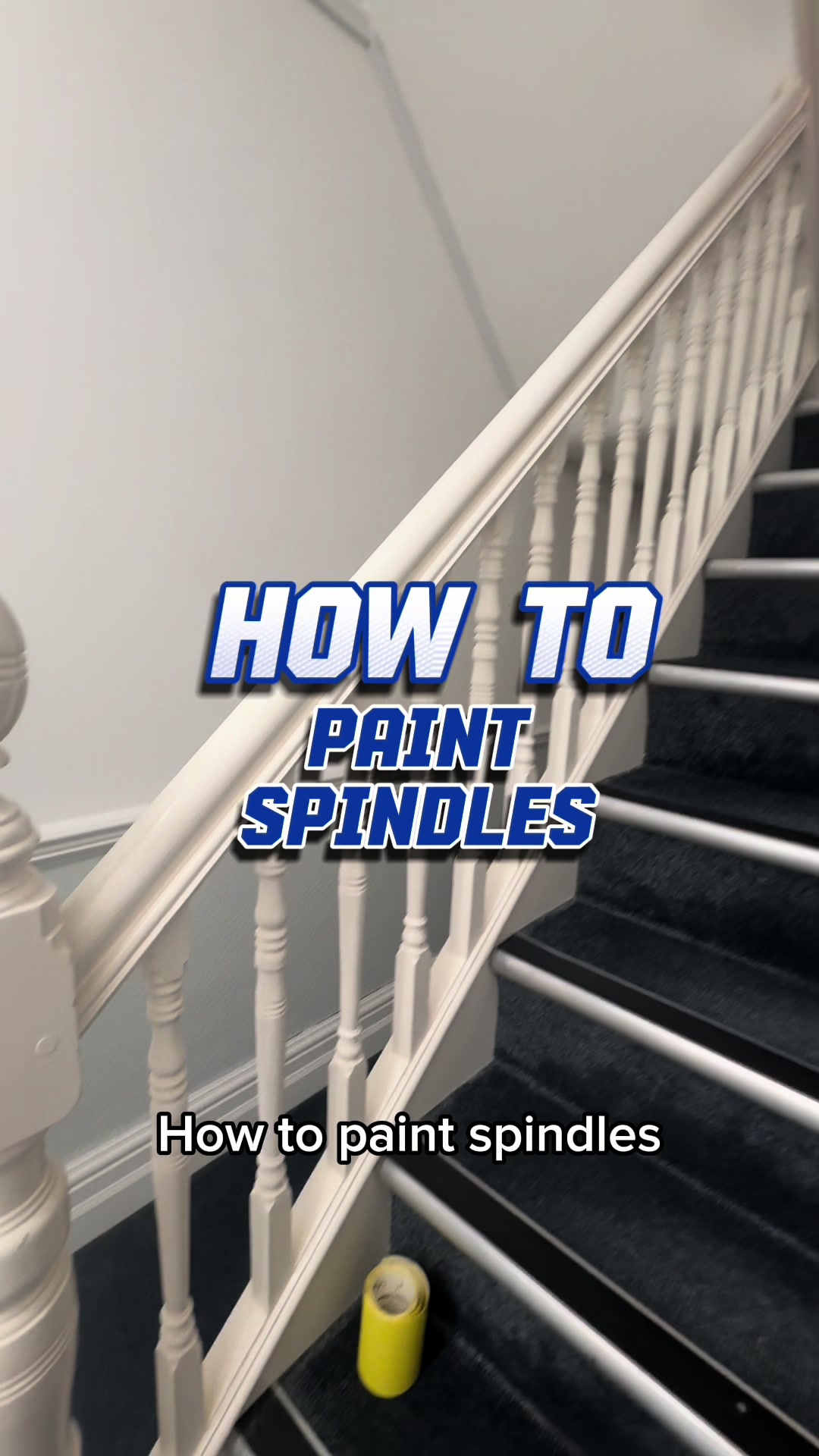 HOW TO PAINT SPINDLES! Here’s my | CharlotteDecorator (@charlottedecorator)