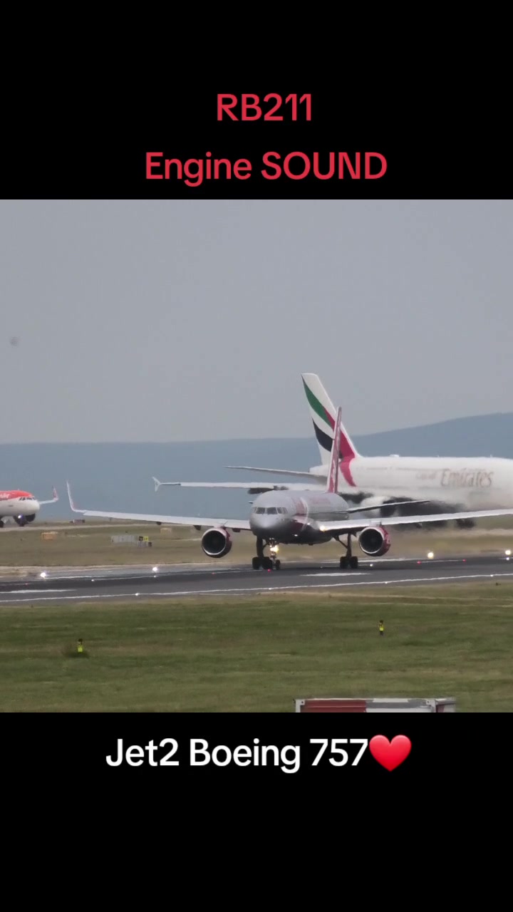 VOLUME UP🔊 Jet2 BOEING 757 RB211 ENGINE | Manc Aviation (@mancaviation_)