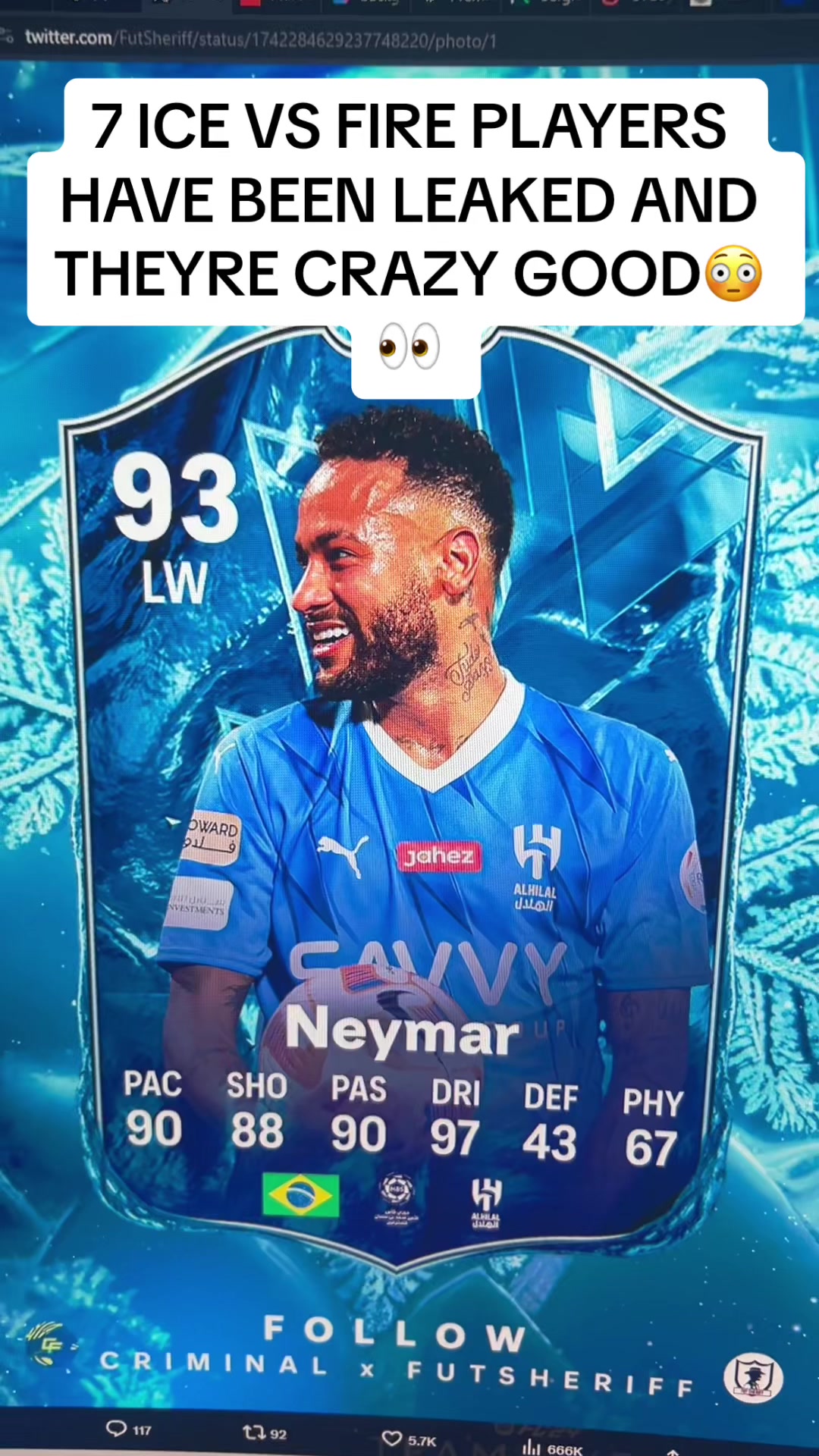 7 ICE VS FIRE PLAYERS HAVE BEEN LEAKED | connFUT (@connfut)