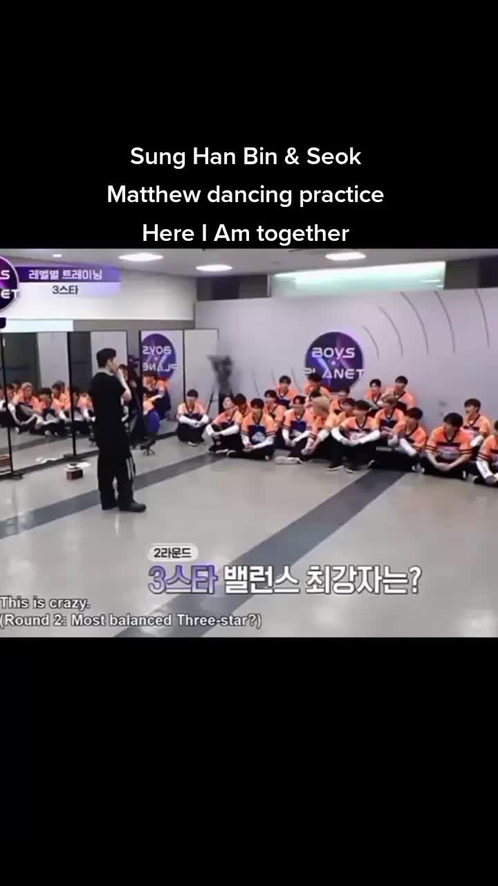 Sung Han Bin &Seok Matthew battle | IG:Sunghanbin_zb1_ (@shb0613_)