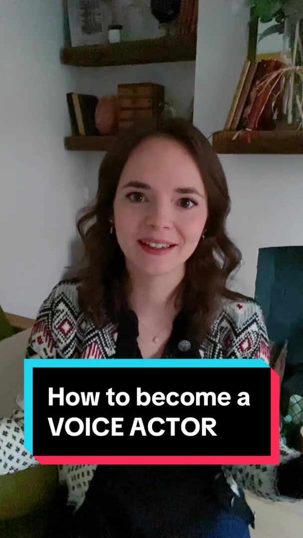 How to become a VOICE ACTOR 🎙️ A 6 | Rebecca Hanssen (@rebeccahanssen)