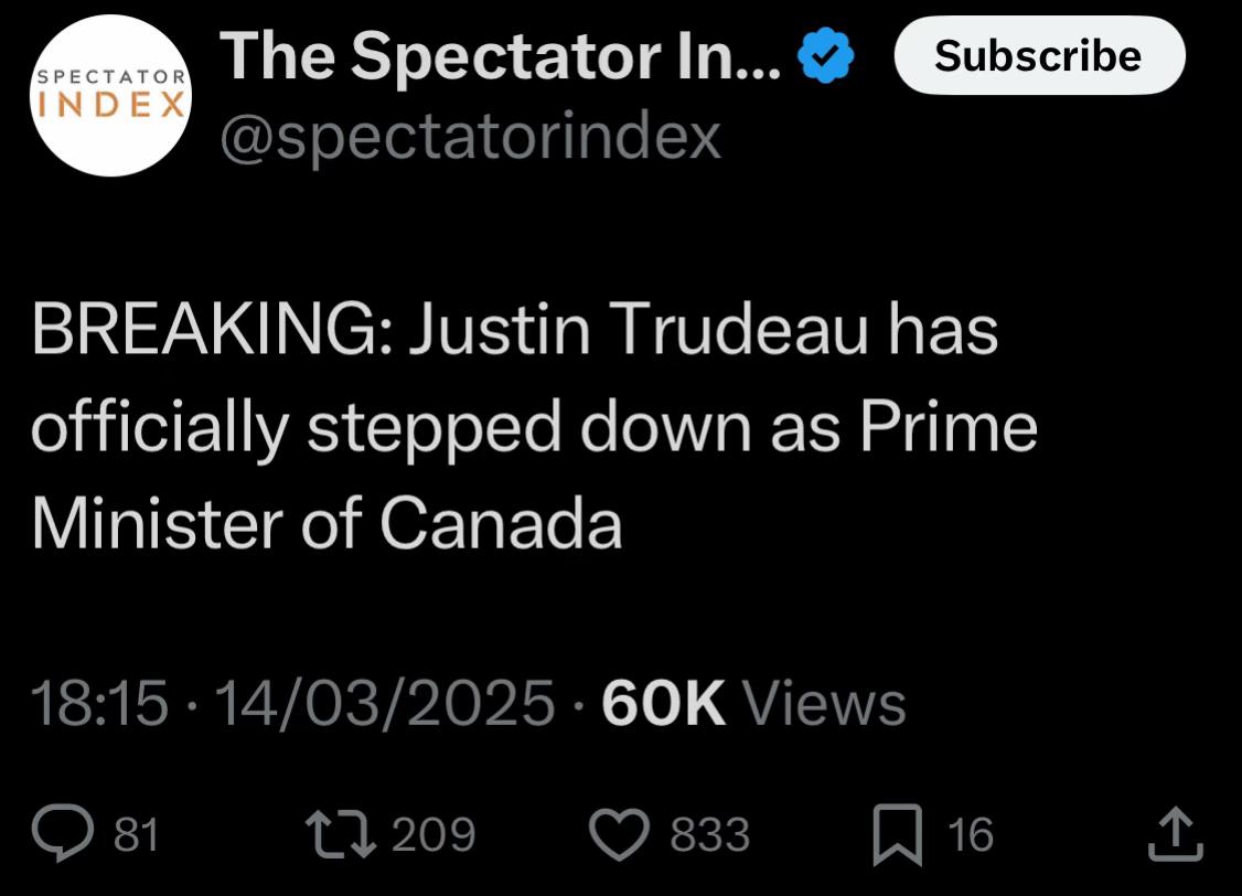 Justin Trudeau has officially stepped | Prince (@olu_b5)