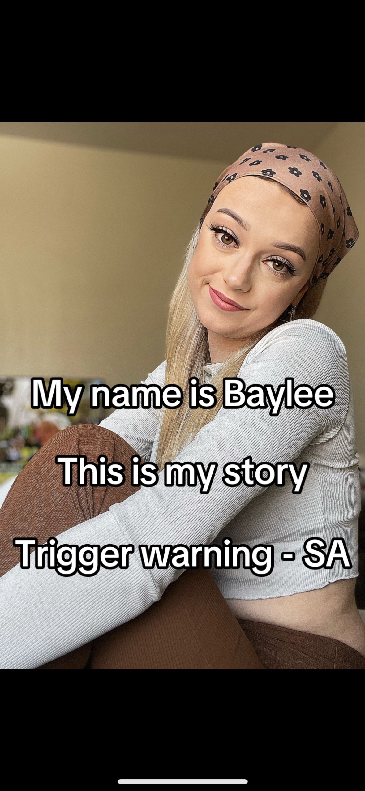 My name is Baylee and I am a survivor | Baylee Mae 🌻 (@bayleebear8d8d)