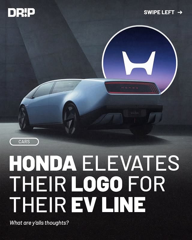 Honda unveiled a new logo for its 2026 | Drip by RapTV (@drip)