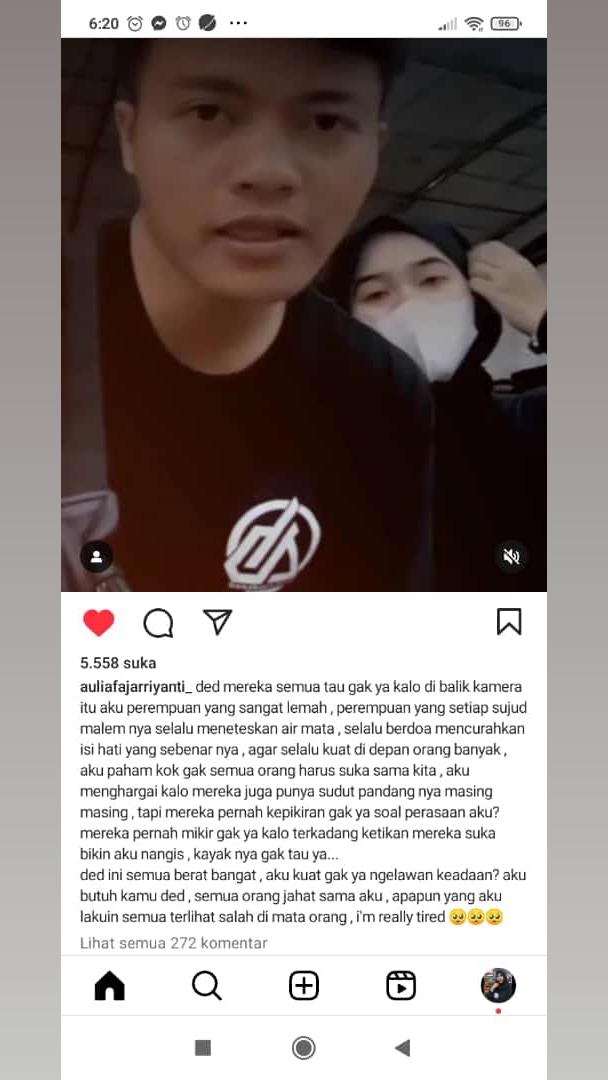 Dedy emang masa lalu tapi Aul punya | Indah Oktaviany Yuanda (@indahoktaviany19)